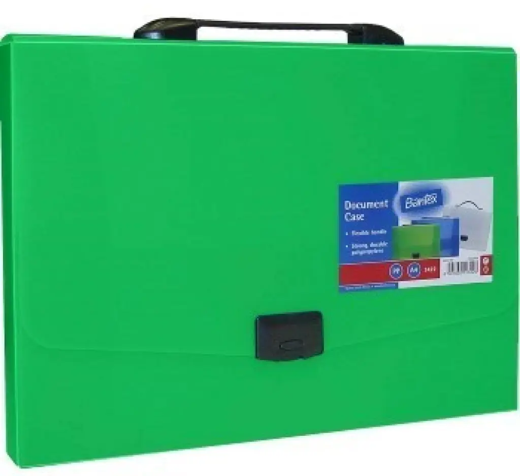 BANTEX Document Case With Handle A4 Polyprop 3422 | Waltons