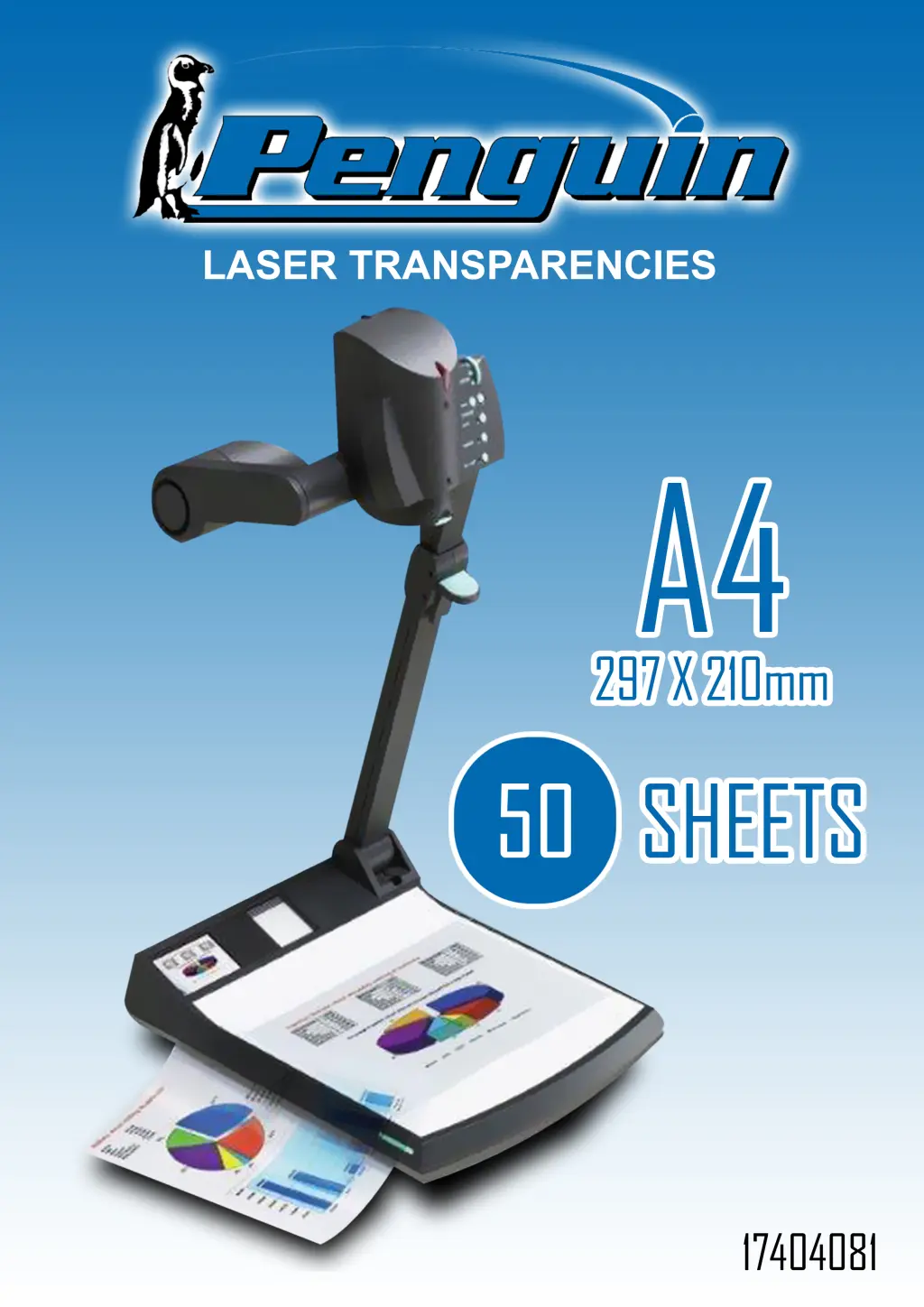 Penguin Over Head Projector Transparency Laser Film | Waltons