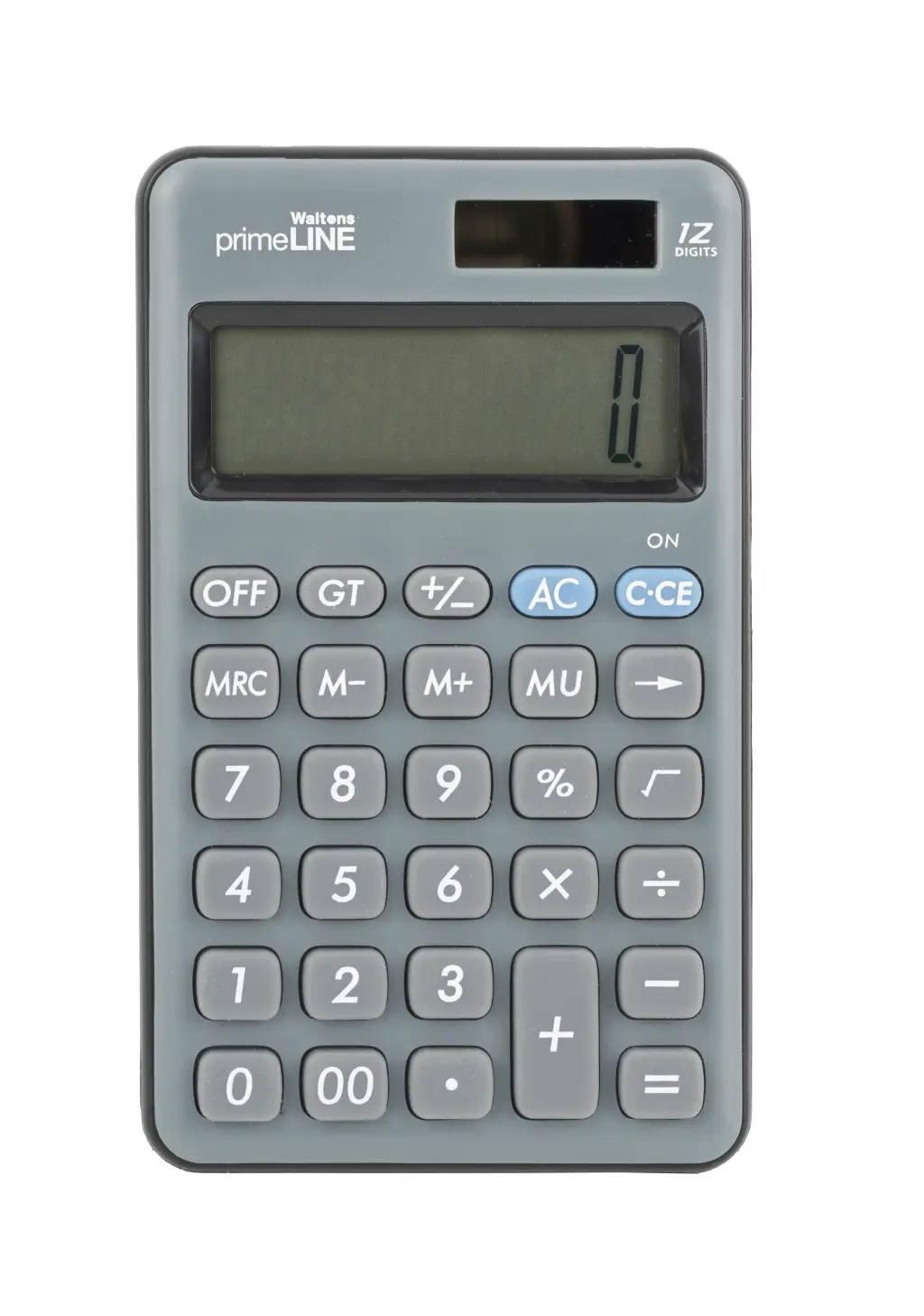 Waltons Primeline WorkMate Basic Calculator - Grey | Waltons