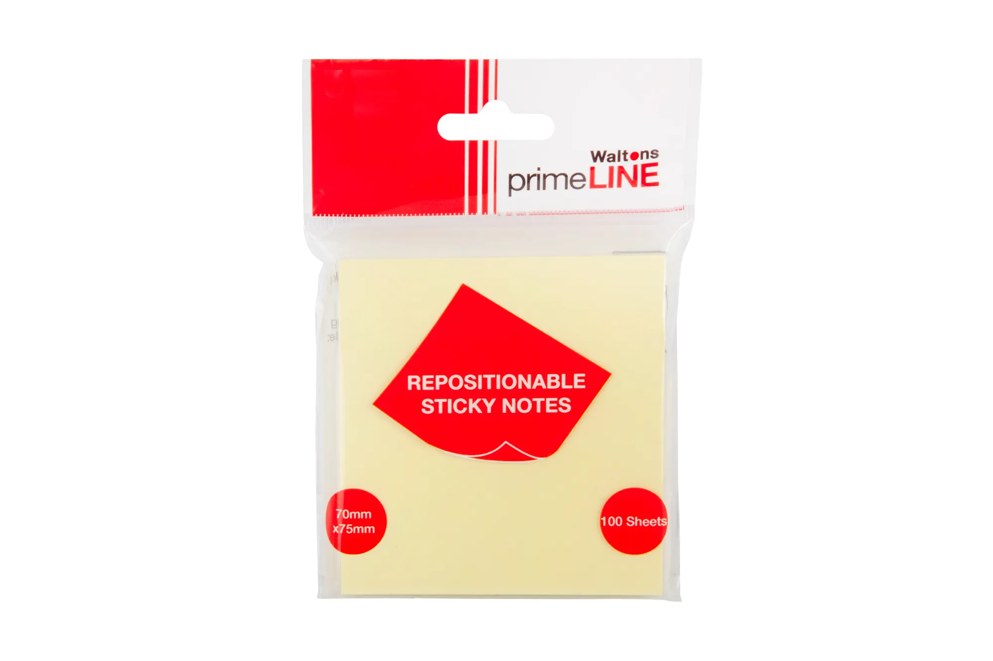 Waltons PrimeLine Self-Adhesive Sticky Notes 70mmx75mm | Waltons